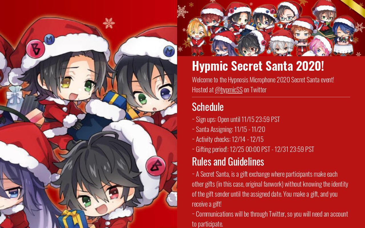 Hypmic Secret Santa 2020
